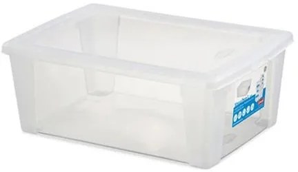 Plastový box Stefanplast Visualbox L - transparentní, 10l