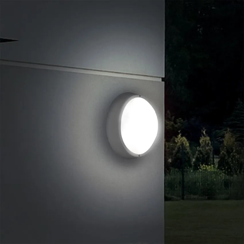 SOLIGHT LED venkovní přisazené svítidlo 18W/230V/1350Lm/4000K/120°/IP65, kruhové bílé