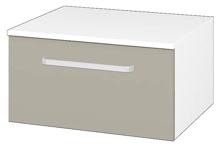 Dřevojas Skříň nízká DOS SNZ1 60 Varianta: M01 Bílá mat / Úchytka T05 / M01 Bílá mat