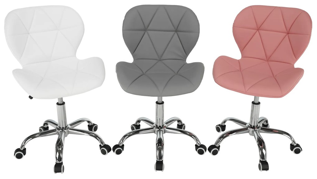 Designová kancelářská židle NOMI - šedá ekokůže