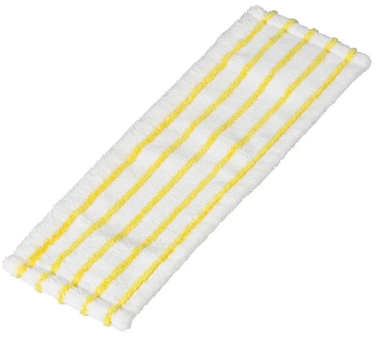 Plochý mop na podlahu - mikromop bílo-žlutý, 44,5 x 15 cm (5 ks)