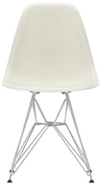 Eames Plastic Chair DSR chrom oblázková černé na tvrdou podlahu Vitra