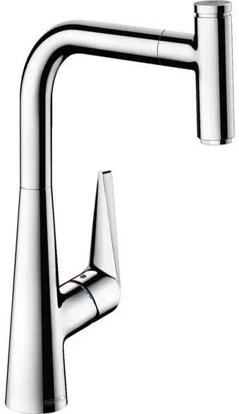 Hansgrohe Talis Select M51 Dřezová baterie s vytahovací sprškou, EcoSmart, chrom 72826000