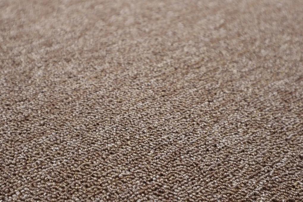 Vopi koberce Kusový koberec Astra hnědá kruh - 80x80 (průměr) kruh cm