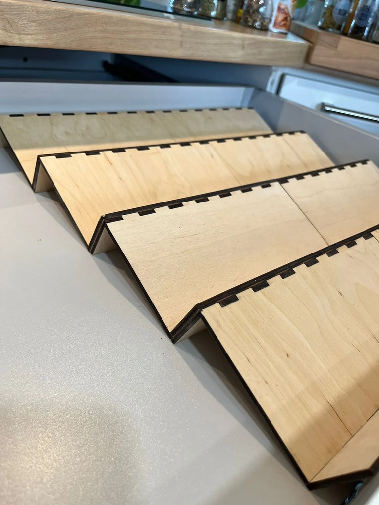 usporadejto.cz Organizér na kořenky do šuplíku, VASKY - NÍZKÝ 21 x 11 x 2 cm Akční ceny: cena za 3ks