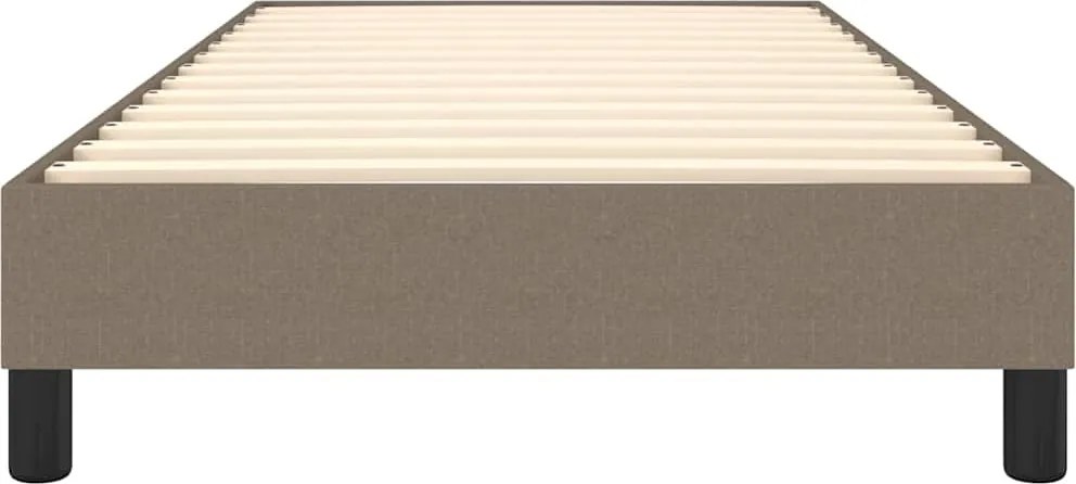 Rám postele s boxspringem taupe 100 x 200 cm textil 3120496