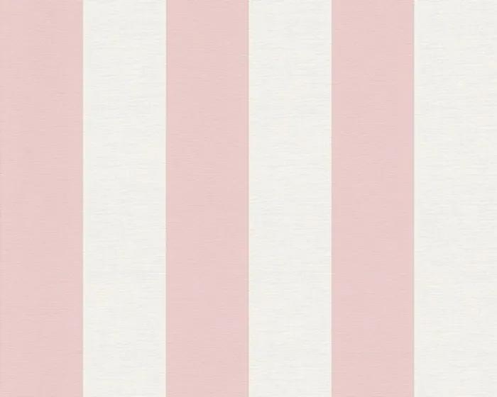 A.S. Création 3140-17 tapety na zeď DIMEX 2017 | 0,53 x 10,05 m | bílá, růžová vliesová tapeta na stěnu 314017