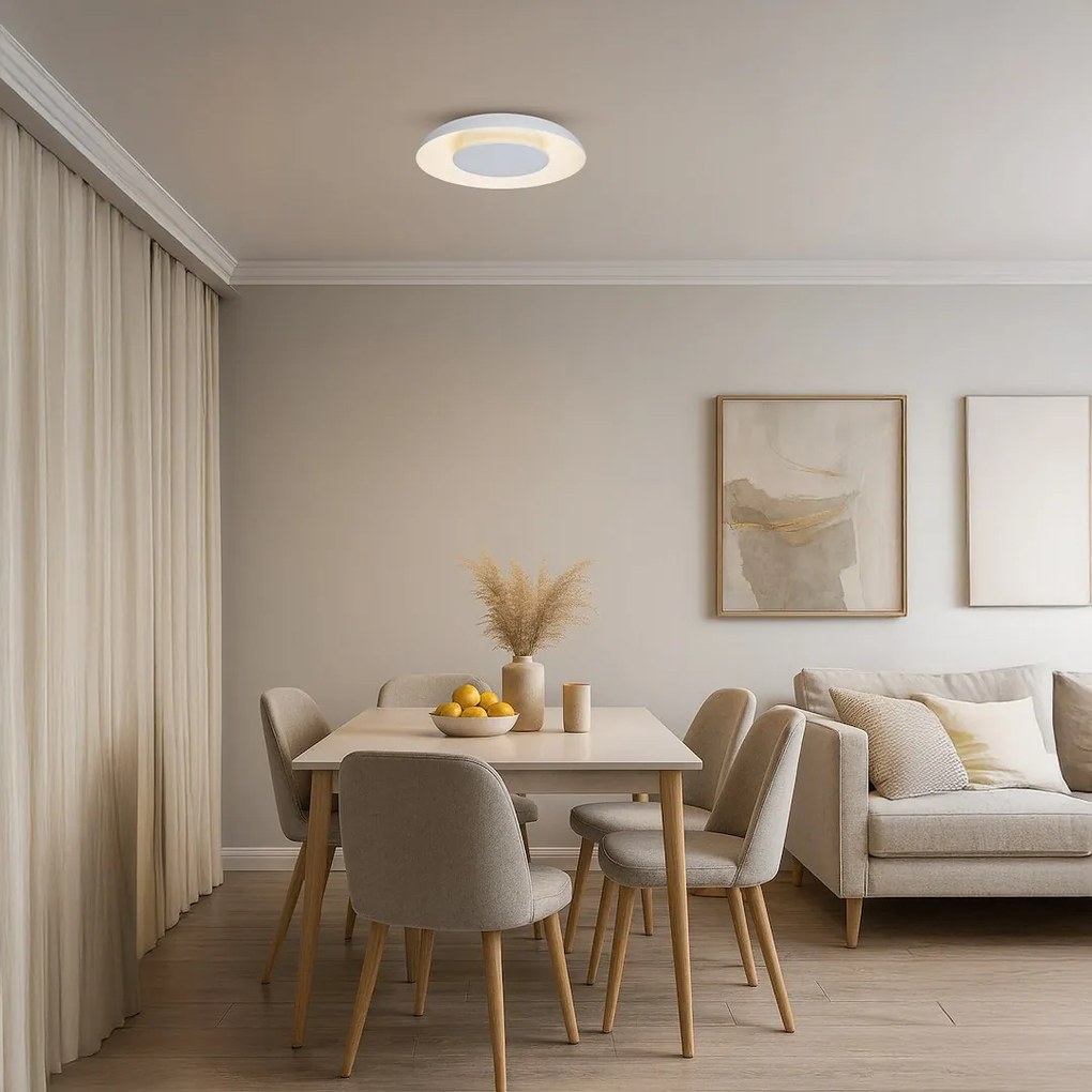 Stropní LED svítidlo Piattino, 1x LED 30w, 3000-6000k, w