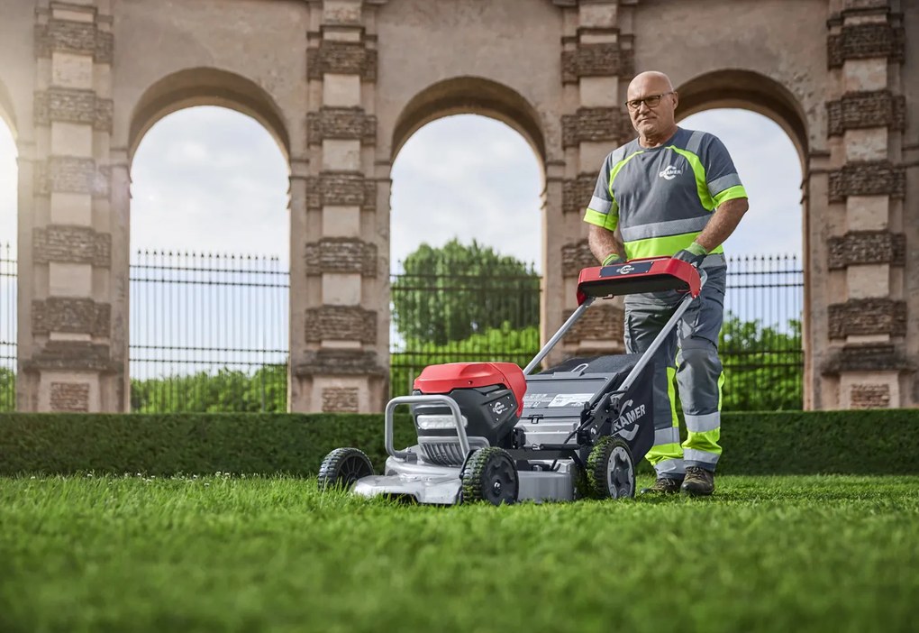 CRAMER OPTIMUS ATM53A - akumulátorová sekačka s pojezdem (bez akumulátoru a nabíječky)