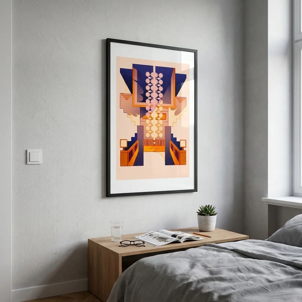 Marek Kulhavý | Mára Čmára Marek Kulhavý | Ostrava 2 Rám: Dubový, Velikost: 60 x 40 cm
