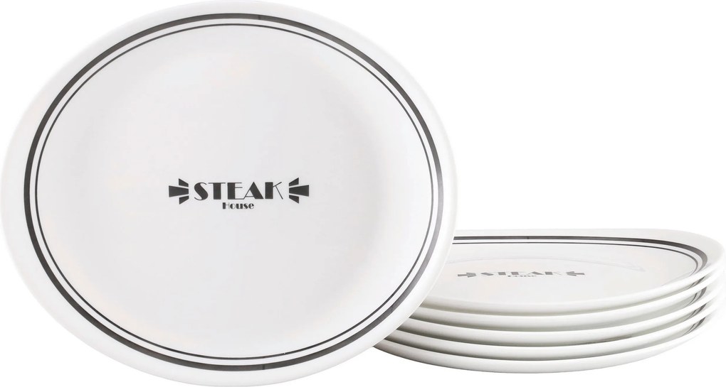 XXXLutz SADA TALÍŘŮ NA STEAK, sklo, 26/30 cm Creatable - Online Only nádobí - 007768079103