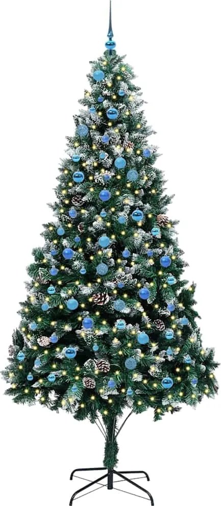 Umělý vánoční stromeček Zelená 240 cm PVC, ocel a plast 3396289