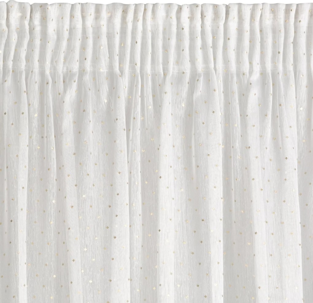 ZÁCLONA NA PÁSCE SIBEL 300 CM X 250 CM CM BÍLÁ