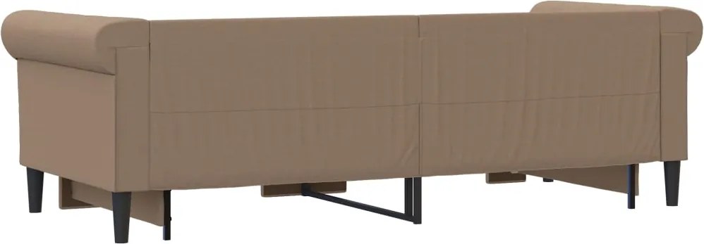Válenda s přistýlkou cappuccino 90 x 200 cm umělá kůže 3197726