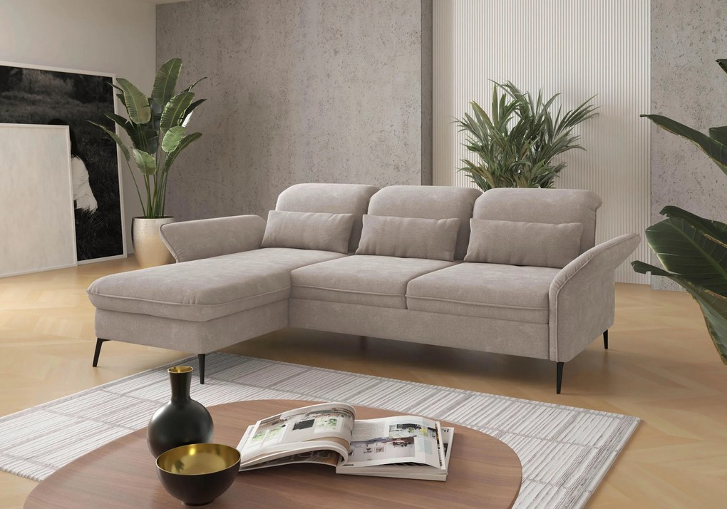 XXXLutz ROHOVÁ SEDAČKA, textil, šedobéžová Sit & More - Sedací soupravy - 000144011810