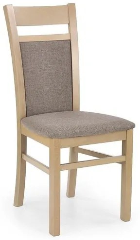 Jídelní židle Gerard 2 (světle hnědá, dub sonoma)