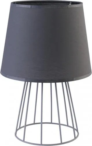 TK Lighting SWEET, stolní lampa, 1xE27 max 60W, BETON / ŠEDÁ, KOV