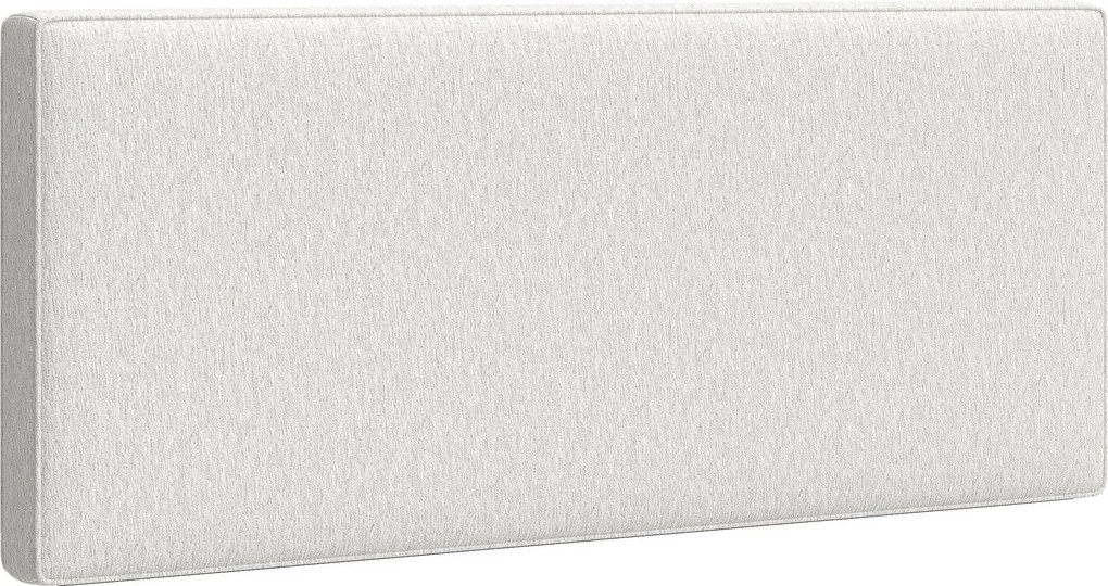 HOMCOM čalouněné nástěnné čelo s efektem lnu, 140 × 60 cm, krémové — rám z eukalyptu, snadná montáž na stěnu