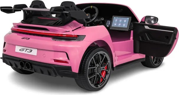 Elektrické autíčko Porsche 911 GT3 STRONG MP4 růžové