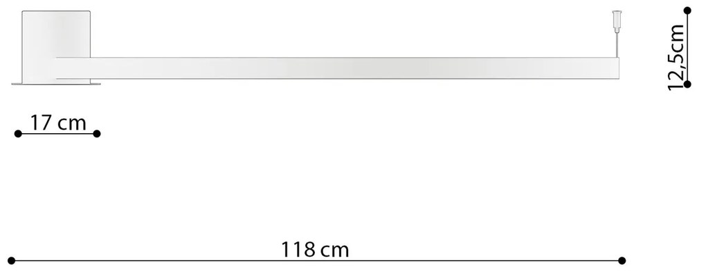 Stropní svítidlo RIO 110 zlatá LED 4000K