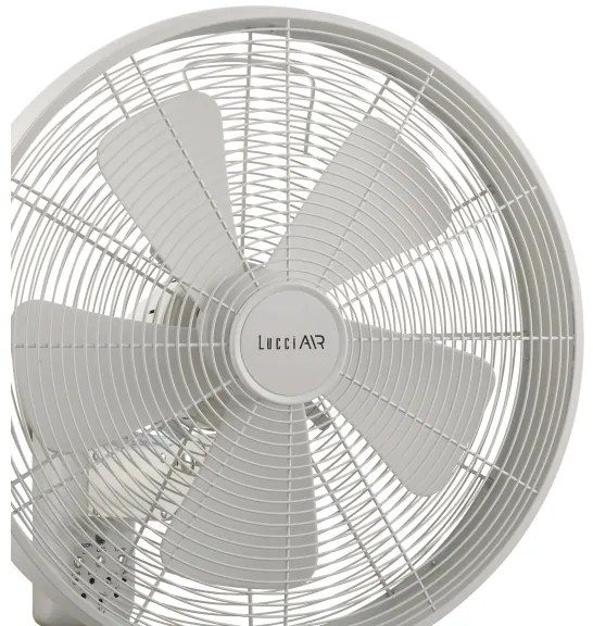 Lucci Air 213128EU - Nástěnný ventilátor BREEZE 55W/230V bílá + dálkové ovládání