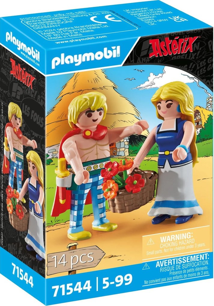 Set figurek a příslušenství playmobil 71544 asterix: tragikomix a halabala