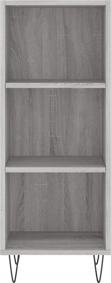 Skříň highboard šedá sonoma 34,5 x 34 x 180 cm kompozitní dřevo 3199015