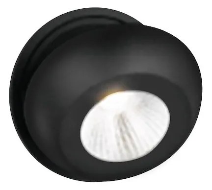Nástěnné svítidlo Flare, 1x černé kovové stínítko, b