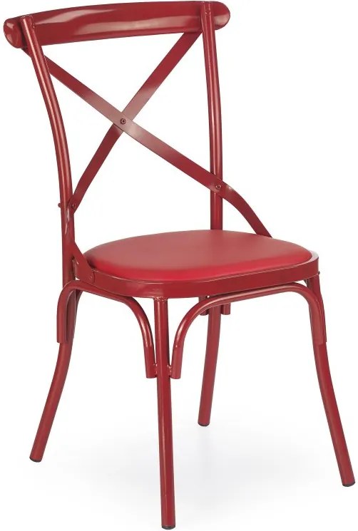 Jídelní židle K216 červená Halmar
