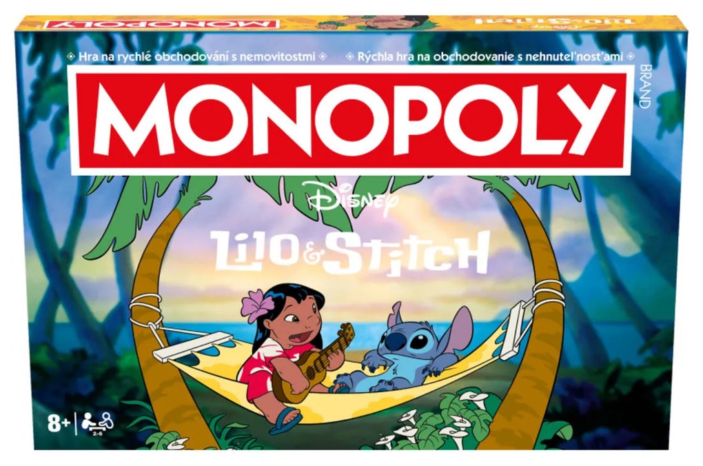 HASBRO Hra MONOPOLY Lilo a Stitch *SPOLEČENSKÉ HRY* wm02869