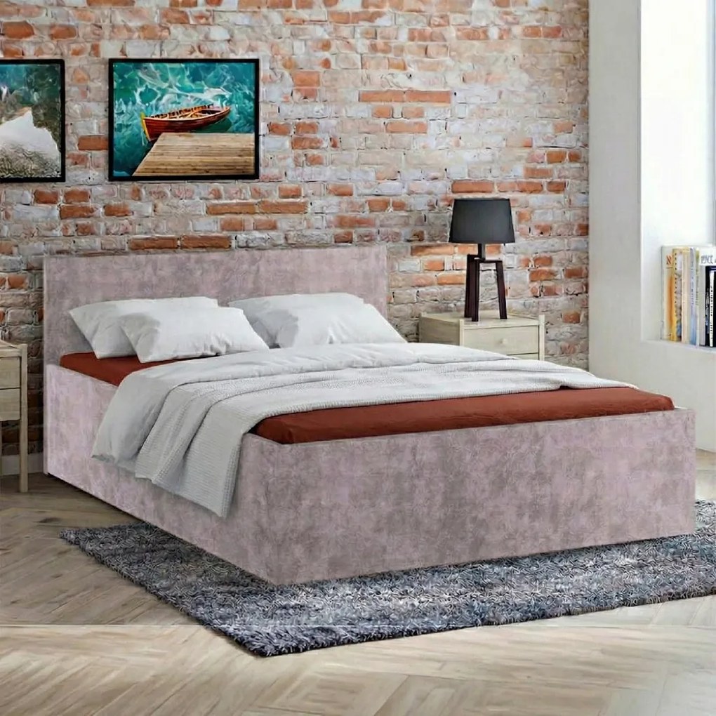 Maxi Postel STELA 160 x 200 cm, Beton