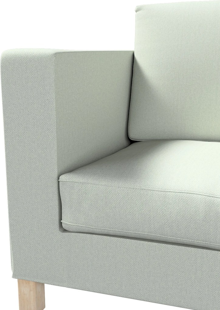 Potah na pohovku IKEA  Karlanda 2-místná, krátký barva modrá látka pletený vzor
