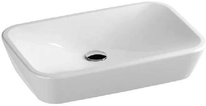 Ravak Ceramic - Umyvadlo na desku, 600x400 mm, bílá XJX01160002