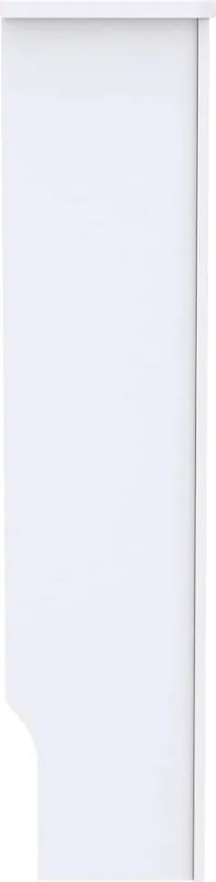 Kryt radiátoru 2 ks Bílá 78 x 19 x 81,5 cm Kompozitní dřevo 3403241