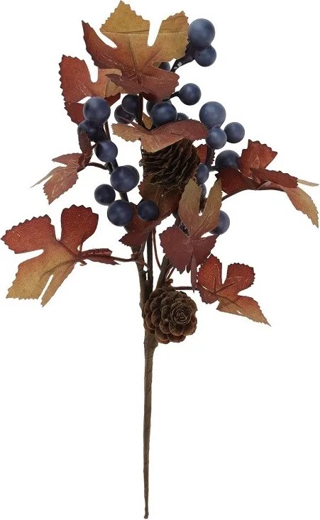 Podzimní větvička Berry 25 cm
