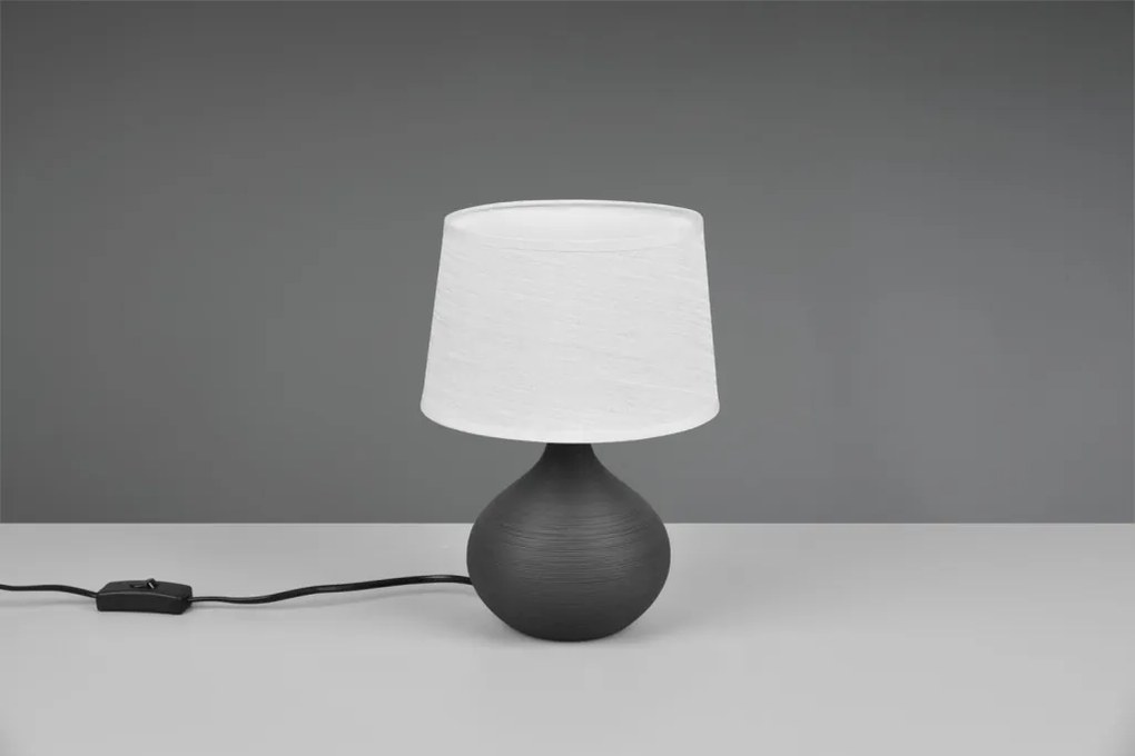Stolní lampa Martin 29 cm, hnědá