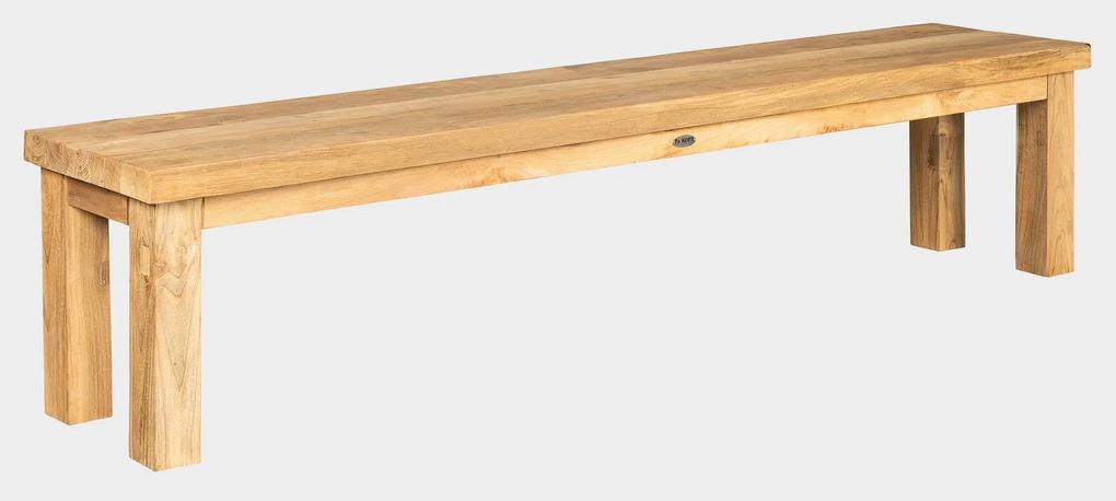 FLOSS RECYCLE - lavice z teaku 190 cm