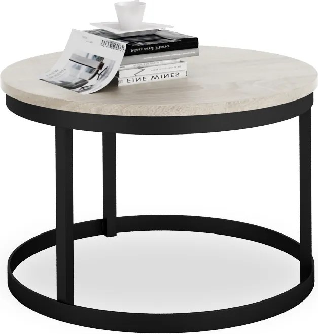 ADRK Furniture Konferenční stolek RINEN CT-RNN-B-S