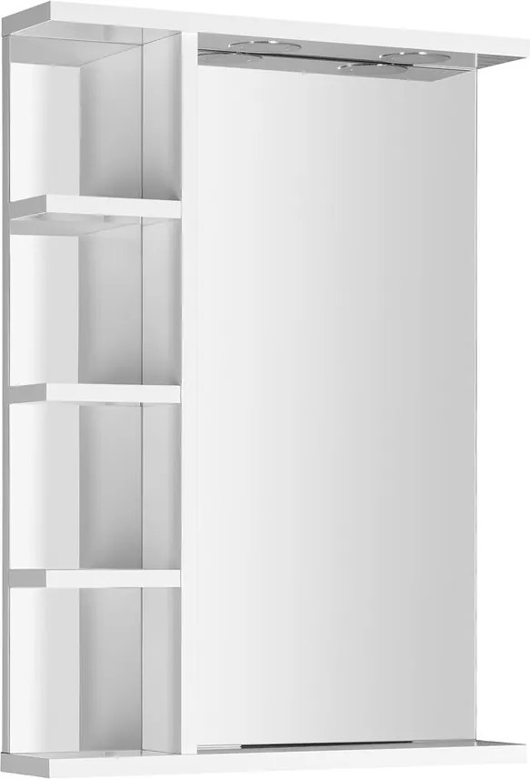 KORIN LED zrcadlo s osvětlením a poličkami 50x70x12cm KO355