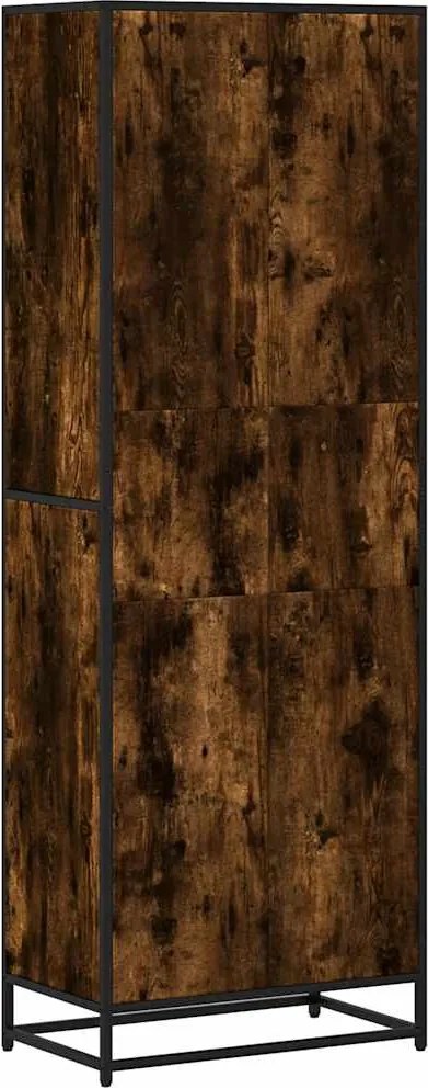 Knihovna kouřový dub 60 x 35 x 170,5 cm kompozitní dřevo 3300852