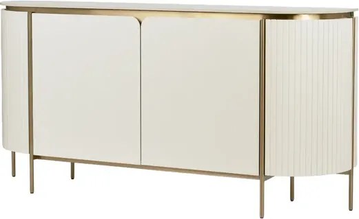 Komoda Stilig 180 cm mramor/béžová
