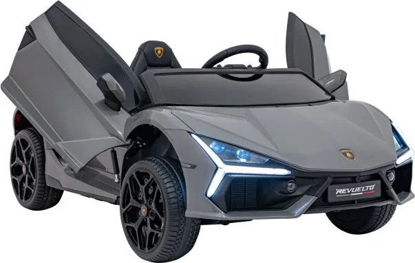 Elektrické autíčko Lamborghini Revuelto XL šedé