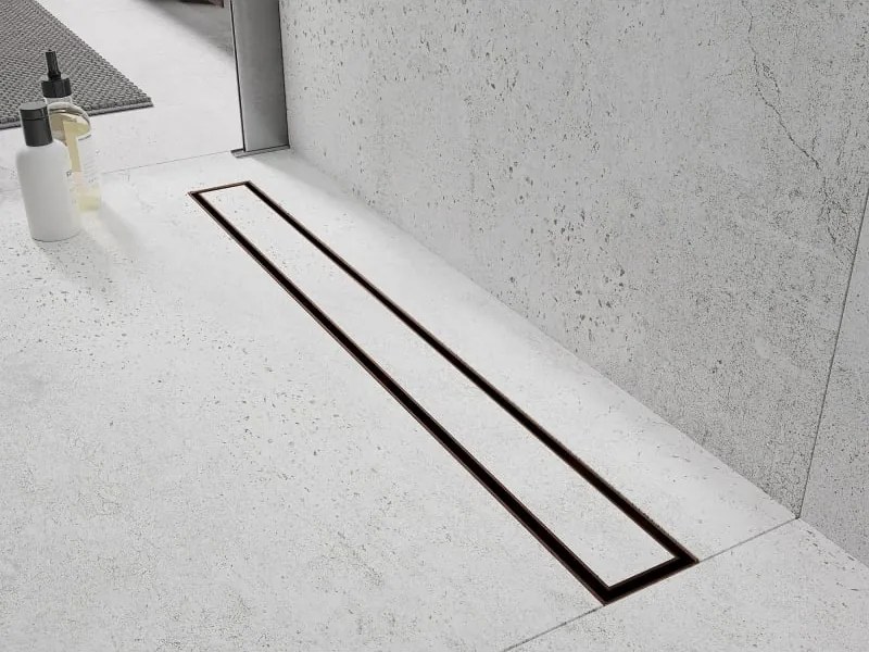 Mexen Flat M13 kryt 2v1 pro lineární odtok 60 cm, kartáčovaná měď - 1C19060