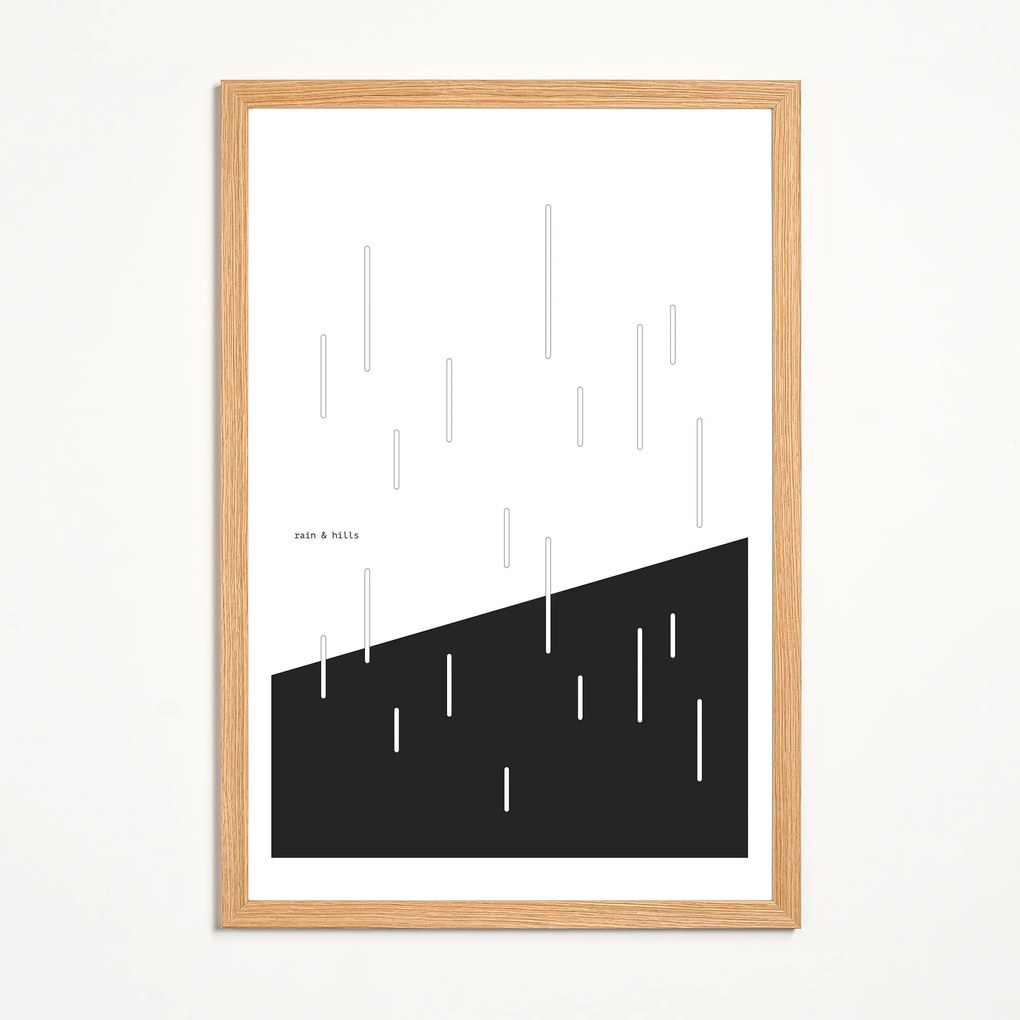 Ondřej Tejkl | Rain Light Rám: Černý, Velikost: 40 x 30 cm