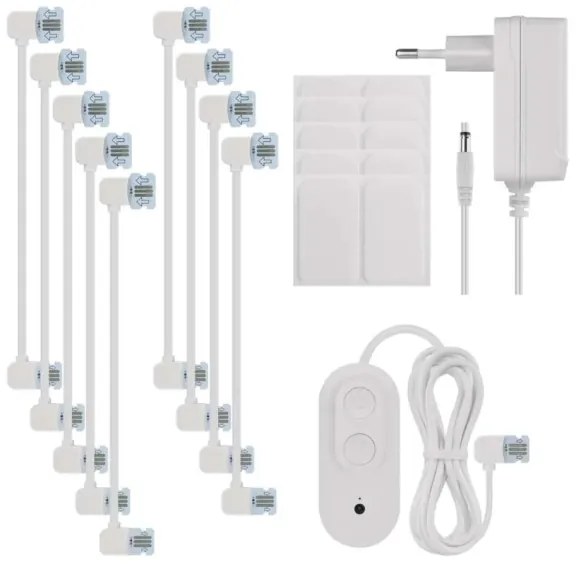 SADA 10x RGBIC Stmívatelný panel LED/1,9W/230V Wi-Fi Tuya