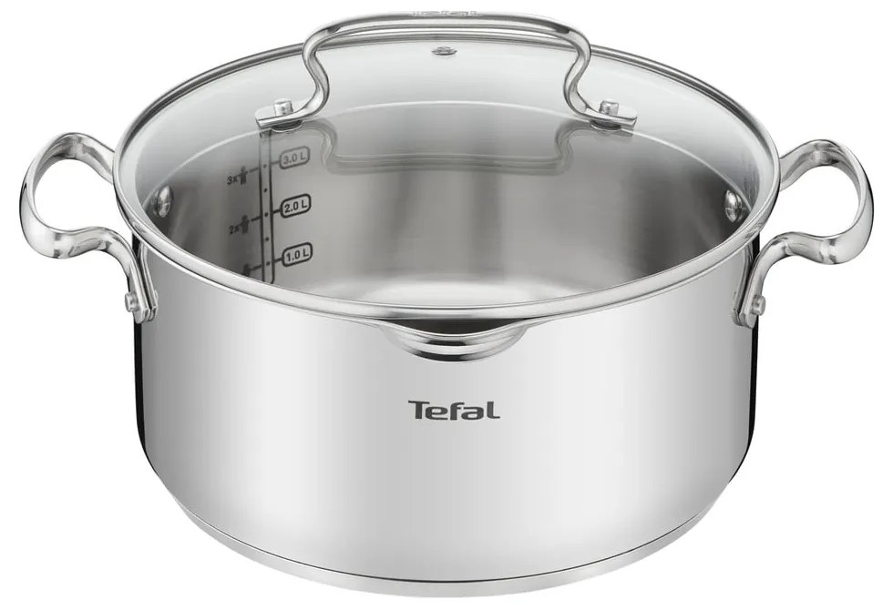 Nerezový hrnec s pokličkou na indukci 5 l Duetto+ – Tefal