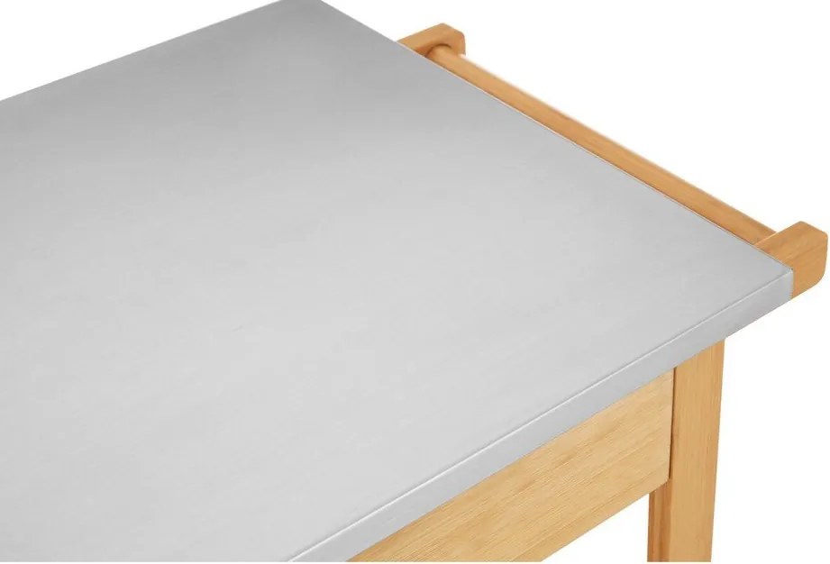 Bambusový servírovací stolek na kolečkách 41x58 cm Harlow – Premier Housewares