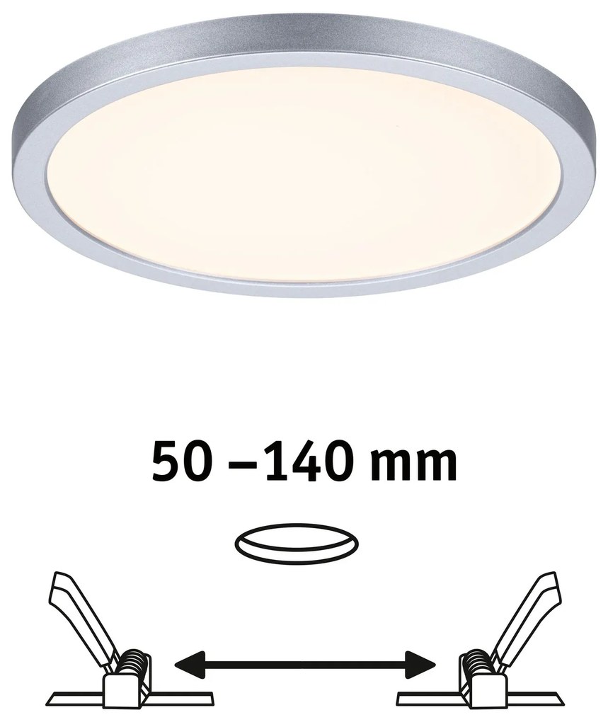 Paulmann Areo VariFit, kulaté zápustné svítidlo, 13W LED 3000K, prům. 17,5cm, IP44