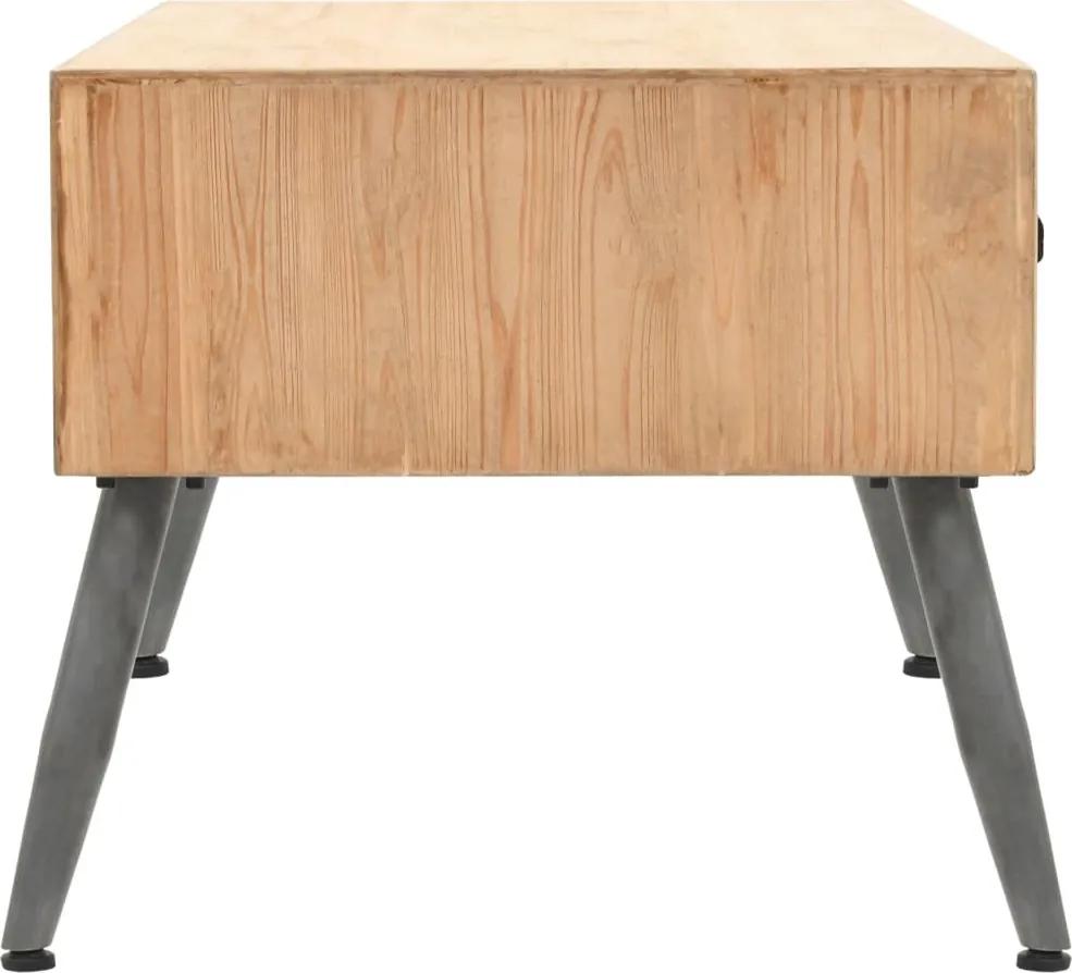 vidaXL Konferenční stolek masivní jedlové dřevo 115 x 55 x 50 cm [245777]