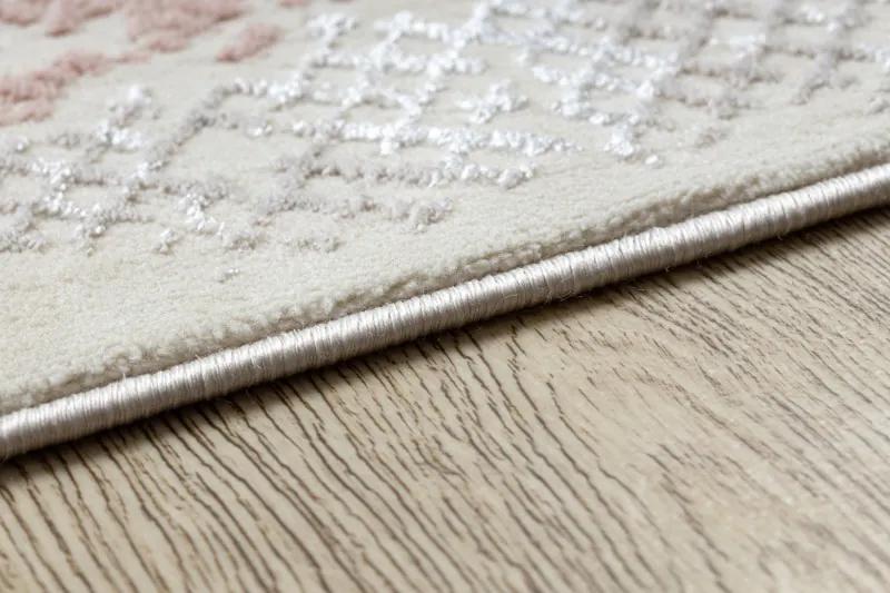 Dywany Łuszczów Kusový koberec Core A004 Frame beige/pink Rozměry koberců: 140x190